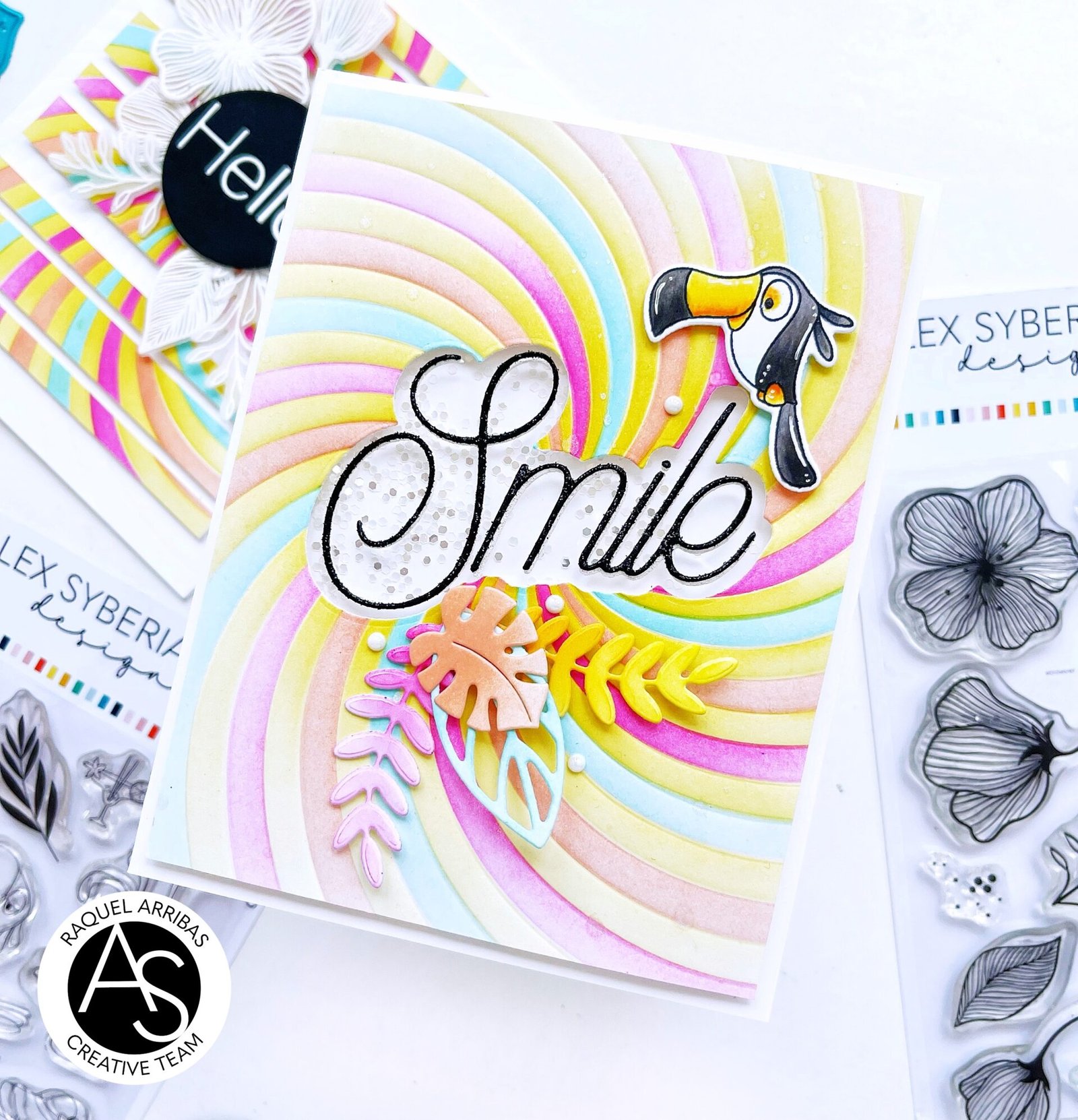 Smile Shaker Radiating Stencil – Alex Syberia Designs Blog