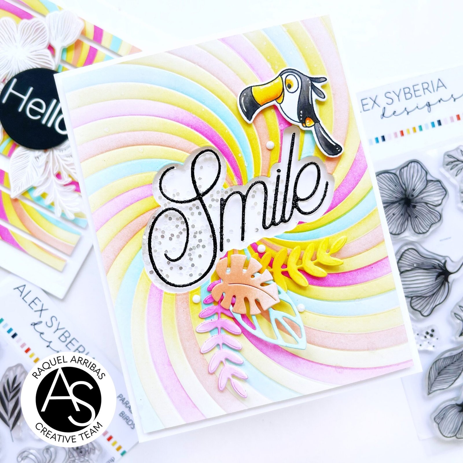 Smile Shaker Radiating Stencil – Alex Syberia Designs Blog