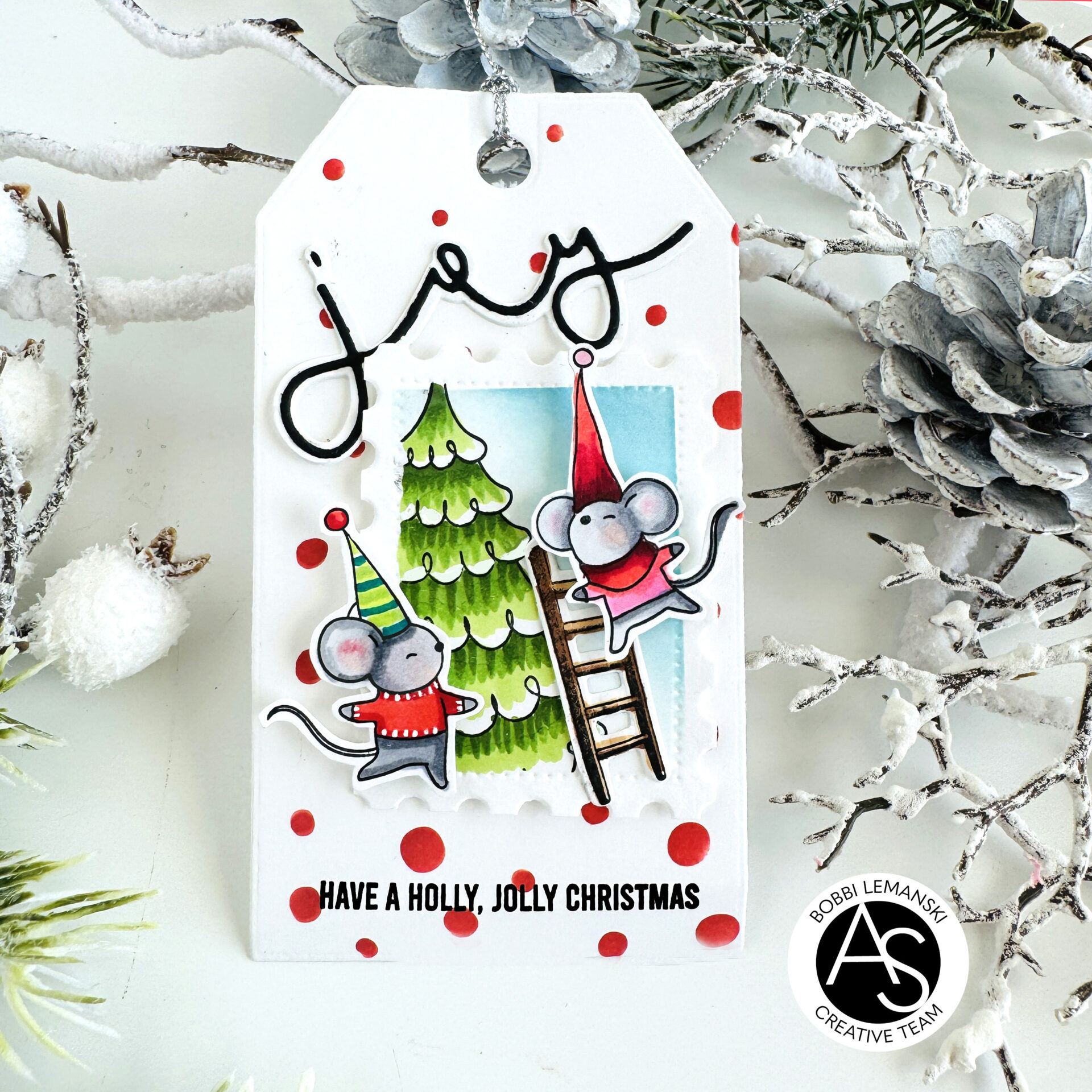 Merry Christmice Holiday Gift Tags – Alex Syberia Designs Blog