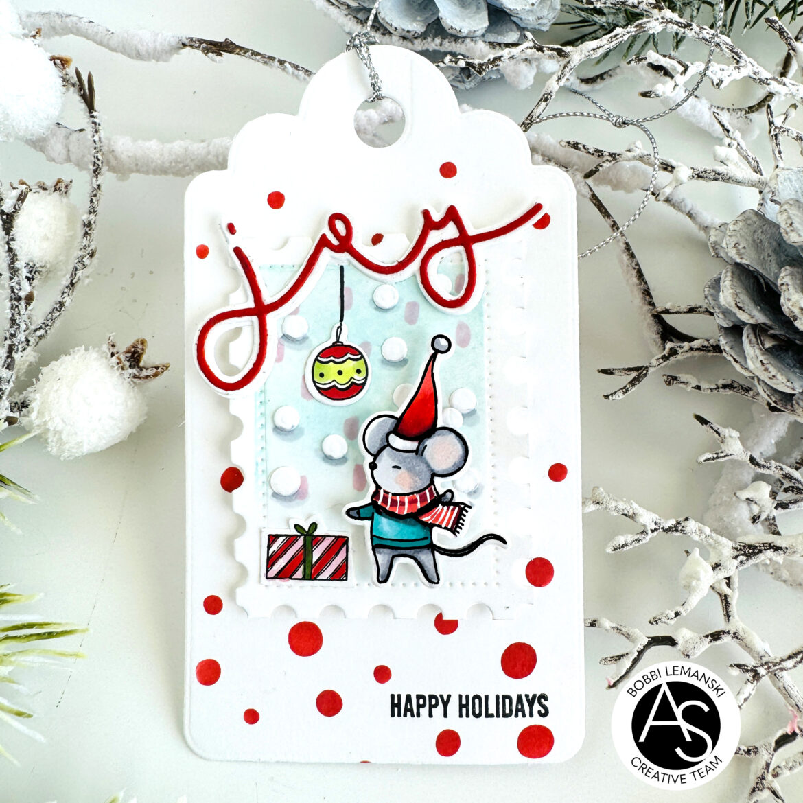 Merry Christmice Holiday Gift Tags – Alex Syberia Designs Blog