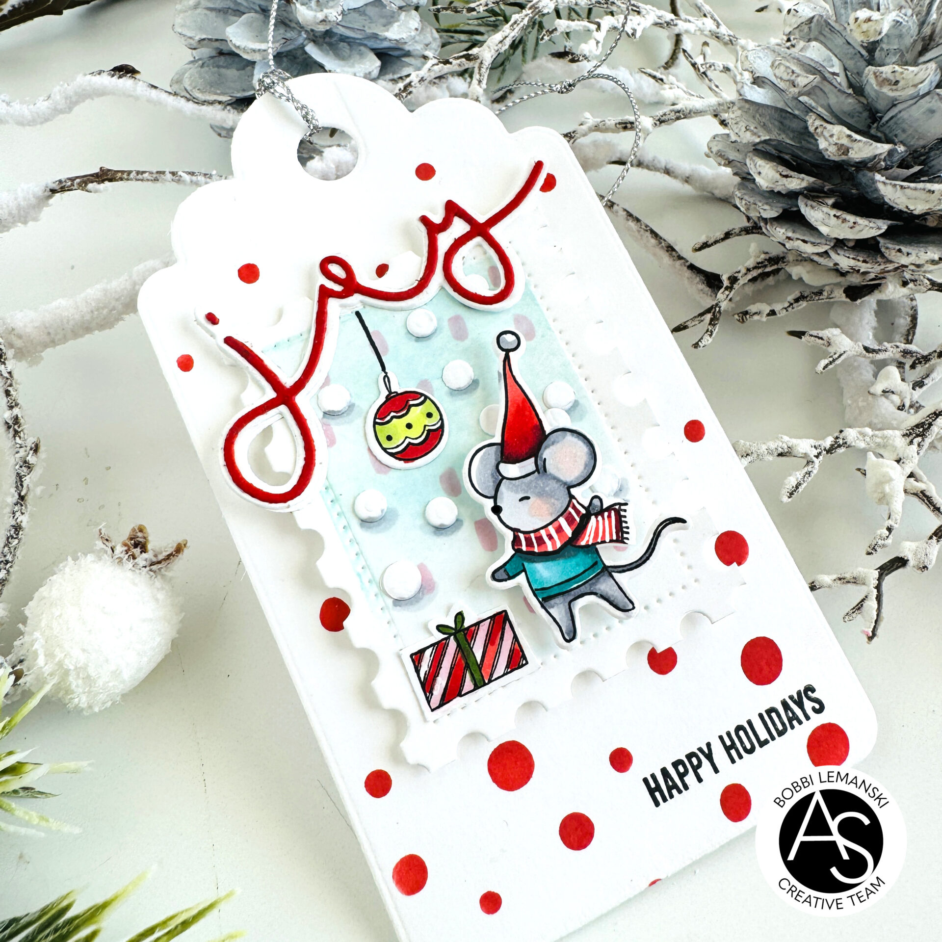 Merry Christmice Holiday Gift Tags – Alex Syberia Designs Blog