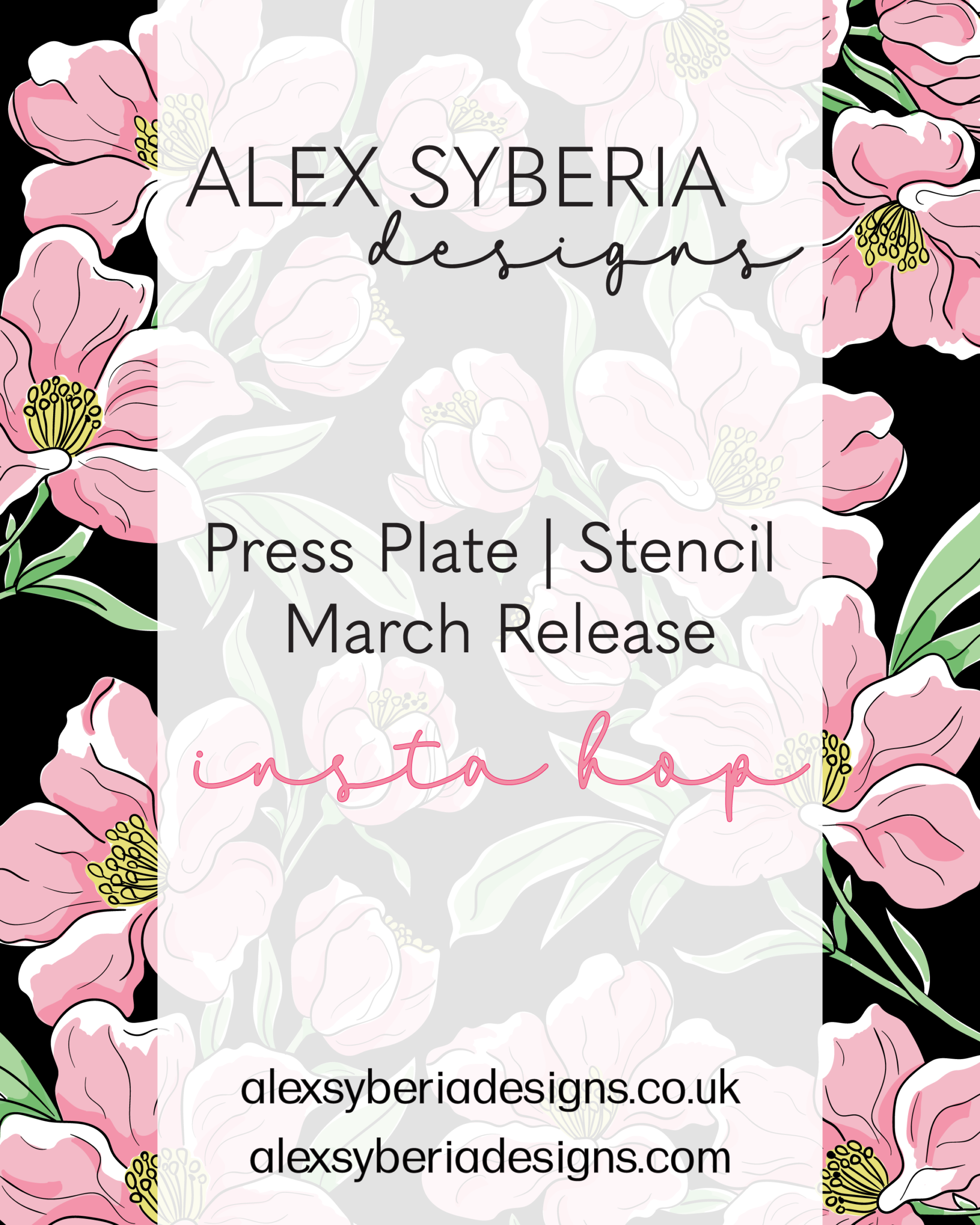 Press Plates, a Pretty Flower and an Instagram Hop! – Alex Syberia ...